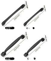 China Aluminum Alloy CNC Machined Eco-Friendly Antirust Kitchen Cabinet Pulls Wardrobe Handles Drawer Knobs for Dresser & Closet Use for sale
