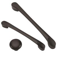 China Aluminum Alloy CNC Machined Eco-Friendly Antirust Kitchen Cabinet Pulls Wardrobe Handles Drawer Knobs for Dresser & Closet Use for sale