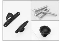 China Aluminum Alloy CNC Machined Eco-Friendly Antirust Kitchen Cabinet Pulls Wardrobe Handles Drawer Knobs for Dresser & Closet Use for sale