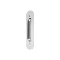 China Modern Stainless Steel Luxury Square Moving Door Handle Knob Dresser Drawer Cabinet Living Room Kitchen Embedded Durable for sale