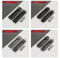 China Hot Sale Solid Stainless Steel Concealed Sliding Door Handle Modern Design Durable Eco-Friendly Kitchen Entry Cabinet Dresser for sale