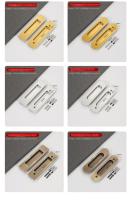 China Hot Sale Solid Stainless Steel Concealed Sliding Door Handle Modern Design Durable Eco-Friendly Kitchen Entry Cabinet Dresser for sale