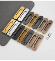 China Hot Sale Solid Stainless Steel Concealed Sliding Door Handle Modern Design Durable Eco-Friendly Kitchen Entry Cabinet Dresser for sale