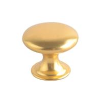 China Gold Black Single-Hole Aluminum Alloy Light Luxury Nordic Modern American-Style Furniture Handle for Cabinet Wardrobe Drawer for sale