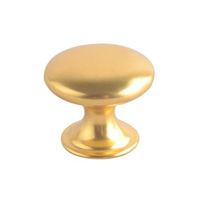China Gold Black Single-Hole Aluminum Alloy Light Luxury Nordic Modern American-Style Furniture Handle for Cabinet Wardrobe Drawer for sale