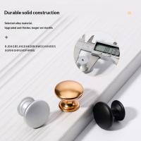 China Gold Black Single-Hole Aluminum Alloy Light Luxury Nordic Modern American-Style Furniture Handle for Cabinet Wardrobe Drawer for sale