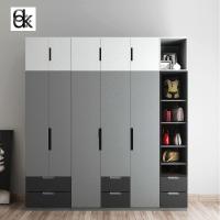 China Xiongfeng T018 Modern Minimalism Aluminum Alloy T-Shaped Exposed Cabinet Door Handle Black Gold Finish 18mm Height Wardrobe for sale