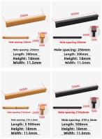 China Hidden Aluminum T-Shaped Cabinet Handle with Contemporary Design for Kitchen & Bathroom Drawers Easy Installation 18mm Height for sale