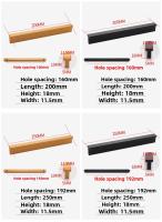 China Hidden Aluminum T-Shaped Cabinet Handle with Contemporary Design for Kitchen & Bathroom Drawers Easy Installation 18mm Height for sale