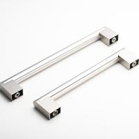 China Xiongfeng T Type Electroplated Stainless Steel 35mm Drawer Hollow Handle Modern Minimalism Model F107 Shoe Handle Furniture for sale