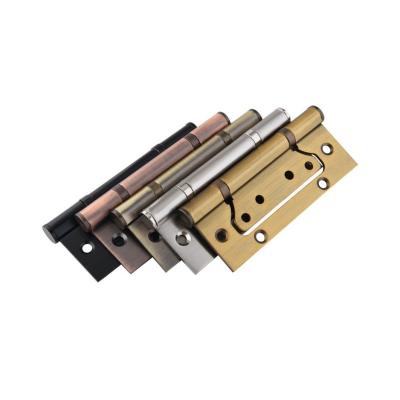 China Modern 3mm Thick Stainless Steel Mother-Child Hinge 180 Opening Angle Easy Installation Bearing Hotel/Commercial Door Window for sale