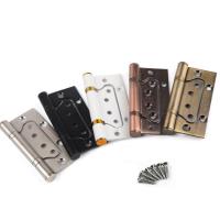 China Modern 3mm Thick Stainless Steel Mother-Child Hinge 180 Opening Angle Easy Installation Bearing Hotel/Commercial Door Window for sale