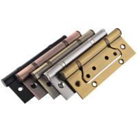 China Modern Hotel Stainless Steel Letter Hinges 90 Degree Opening 3mm Thickness Silent No Slotting Required Wooden Door Hardware for sale