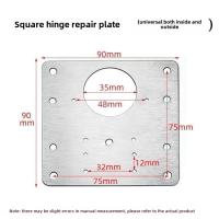 China Modern Stainless Steel Cabinet Door Hinge Repair Artifact Side Plate 35mm Diameter Factory Direct for Household Cabinet Door for sale