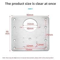 China Modern 35mm Diameter Stainless Steel Cabinet Door Hinge Repair Artifact Side Plate for Bathroom Kitchen Factory Direct for for sale