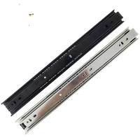China Three-Section Thickened Drawer Slide Hydraulic Buffer Damping Rail Mute Modern RV Gym Outdoor Kitchen Bedroom Dining Apartment for sale
