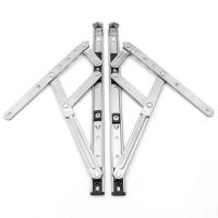 China Modern 304 Stainless Steel Four-Link Wind Support Casement Windows Bracket Rod Broken Bridge Aluminum Door Limiter Window Hinges for sale