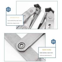 China Modern 304 Stainless Steel Four-Link Wind Support Casement Windows Bracket Rod Broken Bridge Aluminum Door Limiter Window Hinges for sale