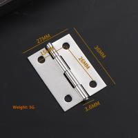 China Modern Elegant Butt Hinges for Hotels Stainless Steel Decorative Door Window Hinges Wooden Cabinets Gift Boxes for Interior for sale