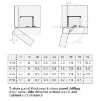 China Modern 3D Adjustable Concealed Cross Hinges Zinc Alloy Steel Sheet Silent Durable Hydraulic Hinge Furniture Wood Cabinet Door for sale