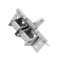 China Iron Automatic Door Closing Spring Hinge 90 Degree Positioning Door Closer Wooden Door Model 03 2.5mm Thickness Xiongfeng Modern for sale