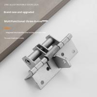 China Iron Automatic Door Closing Spring Hinge 90 Degree Positioning Door Closer Wooden Door Model 03 2.5mm Thickness Xiongfeng Modern for sale