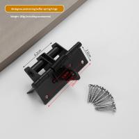 China Iron Automatic Door Closing Spring Hinge 90 Degree Positioning Door Closer Wooden Door Model 03 2.5mm Thickness Xiongfeng Modern for sale
