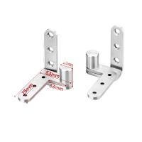 China Xiongfeng XF-TD030 Modern Stainless Steel Automatic Double Door Hinge Bar Half-Waist Honeycomb Panel Hidden Screw Installation for sale