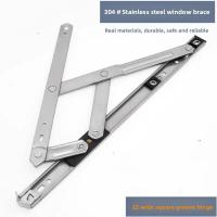 China 304 Stainless Steel Modern Simple Sliding Support Casement Window Hinge Outward Opening 3mm Thick Xiongfeng XF-CG010 Windproof for sale