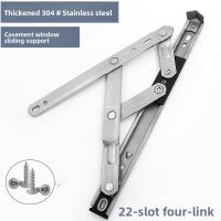 China 304 Stainless Steel Modern Simple Sliding Support Casement Window Hinge Outward Opening 3mm Thick Xiongfeng XF-CG010 Windproof for sale