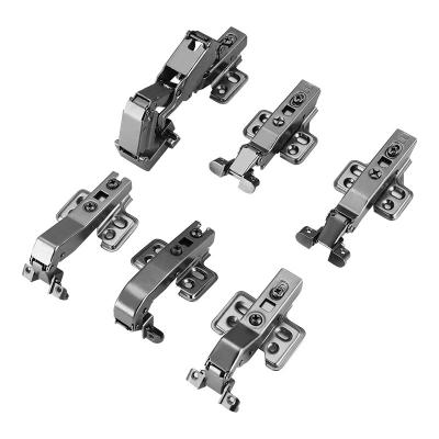 China Modern Steel Frame Glass Door Hinge with 90 Opening Angle Soft Closing Hydraulic Damping for Cabinet & Closet Doors Hotel Use for sale