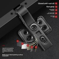 China Modern Steel Frame Glass Door Hinge with 90 Opening Angle Soft Closing Hydraulic Damping for Cabinet & Closet Doors Hotel Use for sale