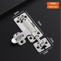 China Modern Two-Way Anti-Theft Stainless Steel Latch Lock for Indoor/Outdoor Wooden Doors Thickened Bolt for Plastic Windows Left for sale