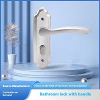 China Modern Stainless Steel Keyless Single Tongue Bathroom Door Lock for Apartment Hotel and Villa Use Factory Direct Sale for sale