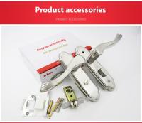China Modern Stainless Steel Keyless Single Tongue Bathroom Door Lock for Apartment Hotel and Villa Use Factory Direct Sale for sale