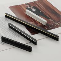 China Modern Simple T-shaped Head Stainless Steel Wardrobe Door Handle Large Black Cabinet Door with Silver Edge White Drawer Handle for sale