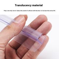 China Modern Style PVC Magnetic Silicone Strip for Shower Room Durable Bathroom Glass Door Water Barrier Anti-Collision Screw for sale