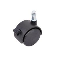 China Modern 2.5 Inch Flat Snap Spring Casters Silent Universal Nylon Wheels for Dining Kitchen Furniture Appliances Direct Factory for sale