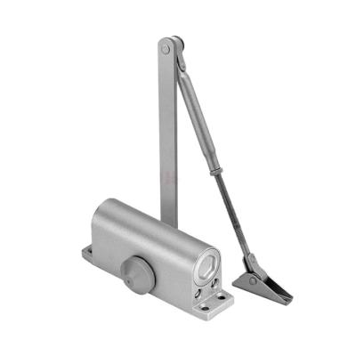 China Lightweight Aluminium Hydraulic Automatic Door Closer Large Push-Pull Fire Door Closer for Hotels Offices Buildings Modern Style for sale