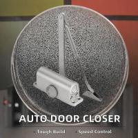 China Lightweight Aluminium Hydraulic Automatic Door Closer Large Push-Pull Fire Door Closer for Hotels Offices Buildings Modern Style for sale