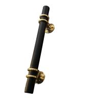 China Modern Nordic Stainless Steel Cabinet Door Gold Handle Free Sample Zinc Alloy for American Wardrobe Furniture Kitchen Drawer for sale