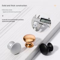 China Light Luxury Nordic Single Hole Door Handle Classic Modern American Gold Black Aluminum Alloy for Living Room Cabinets Closet for sale
