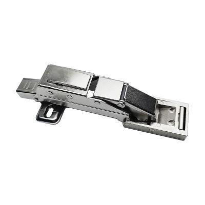 China Modern Design Frameless Glass Door Mirror Cabinet Hinge 110 Degree Hydraulic Iron Soft Closing for Bedroom Furniture for sale