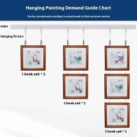 China Modern Gallery Exhibition Picture Hanging Rail Adjustable Slot Guide Calligraphy Hook Mouldings for Wall Hanging for sale