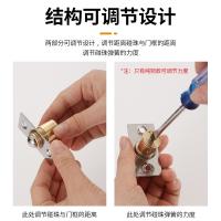 China Modern Stainless Steel Ball Catch Invisible Spring Design Magnetic Bumper Bead Lock for Closet Door for Kitchen Bathroom for sale