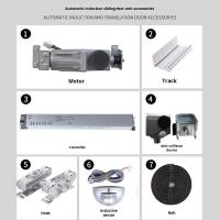 China Modern Design Heavy-Duty Automatic Anti-Pinch Safety Glass Electric Sliding Door Controller Brushless Motor Aluminum Alloy 100kg for sale