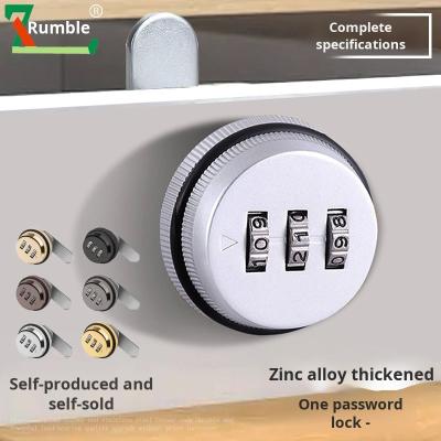 China Modern Design Iron Concealed Cabinet Lock Zinc Turn Tongue Password-Protected Wardrobe File for Bedroom Gym Household Furniture for sale
