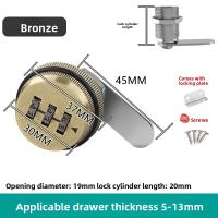 China Modern Design Iron Concealed Cabinet Lock Zinc Turn Tongue Password-Protected Wardrobe File for Bedroom Gym Household Furniture for sale