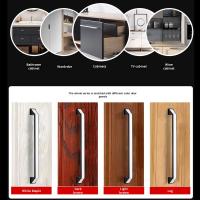 China Modern Nordic Style Luxury Stainless Steel Furniture Handles Dual Color Knobs Durable Living Room Cabinet Drawer Wardrobe for sale