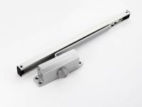 China Modern 90 Degree Positioning Opener Hydraulic Buffer Aluminum Alloy Steel Sliding Track Door Closer Anti-Theft for Hotels for sale